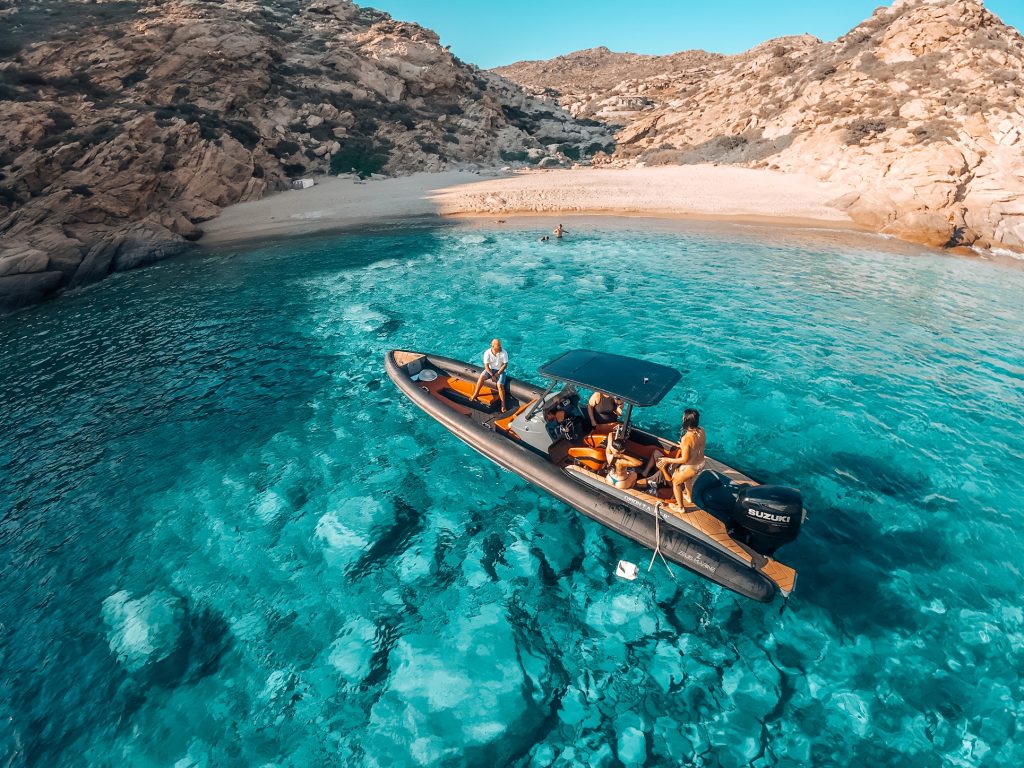 Orion: The best Private Boat for charter in Ios Island